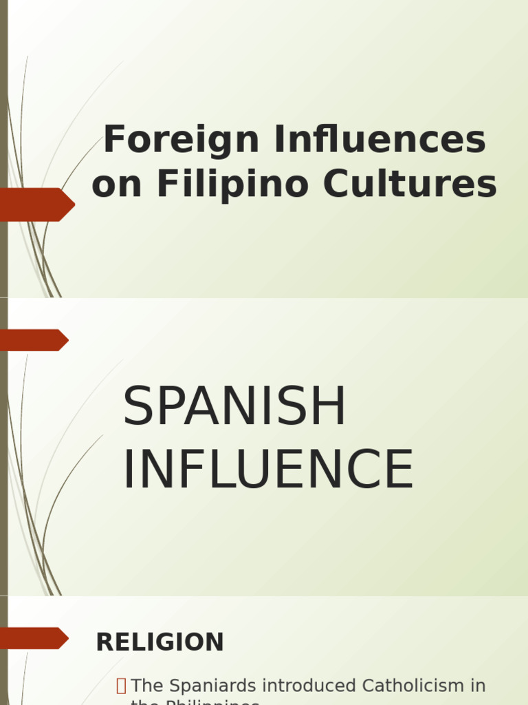 Week 3. Foreign Cultural Influences | PDF | Philippines | Korean Cuisine