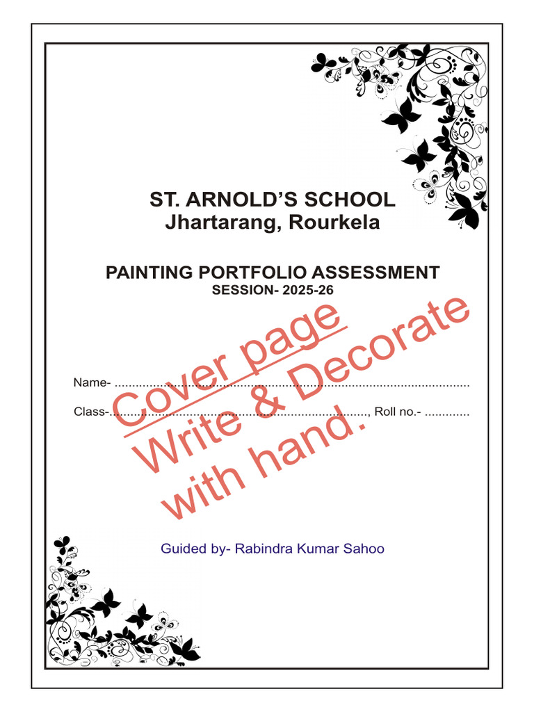 Painting Portfolio 2025-26 | PDF
