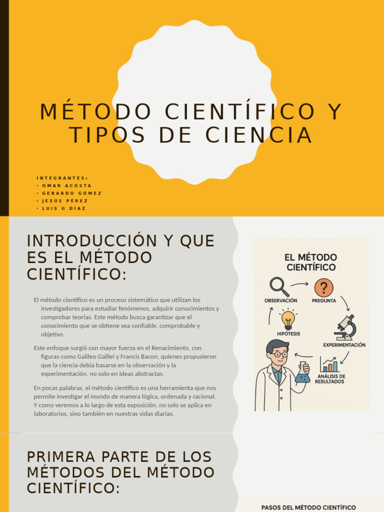 Método Científico y Tipos de Ciencia | PDF | Science | Método científico
