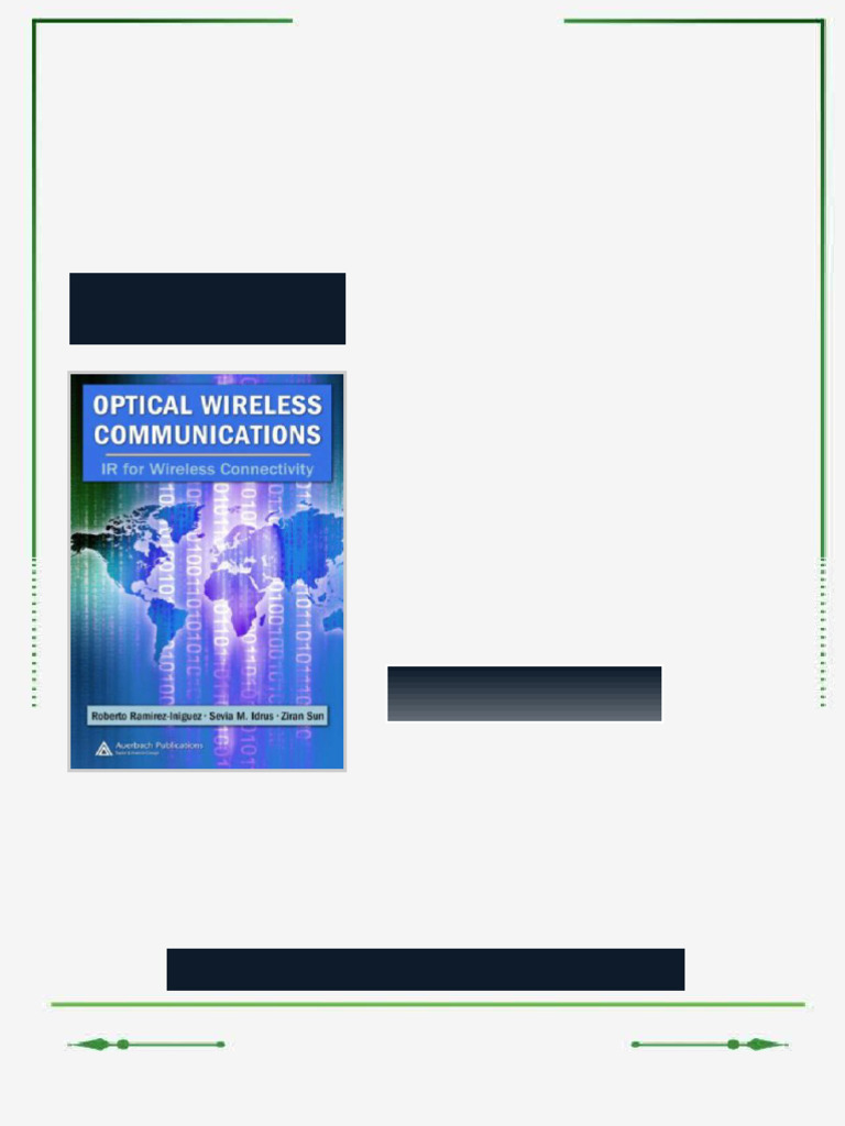 Optical Wireless Communications IR for Wireless Connectivity 1st ...