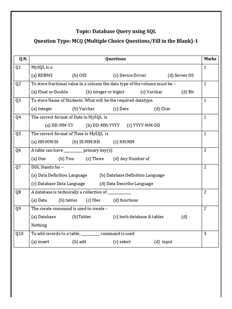 SQL Worksheet Mix | PDF | Table (Database) | Databases