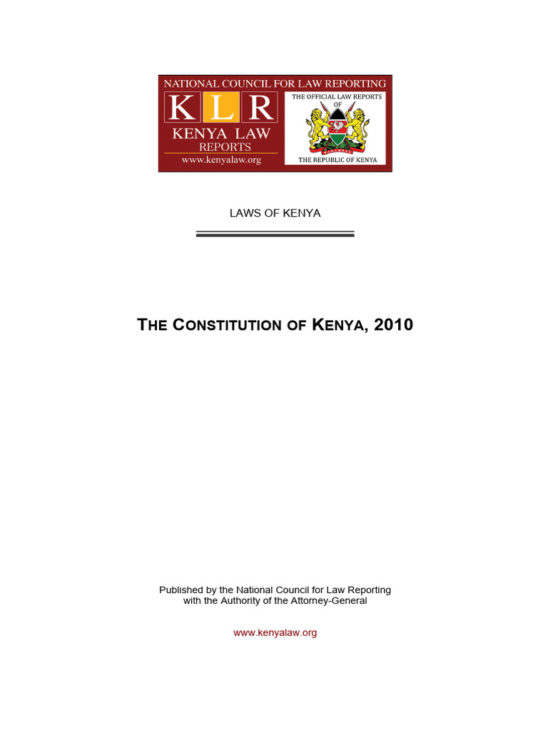 The_Constitution_of_Kenya_2010 - Copy | PDF | Citizenship | American ...