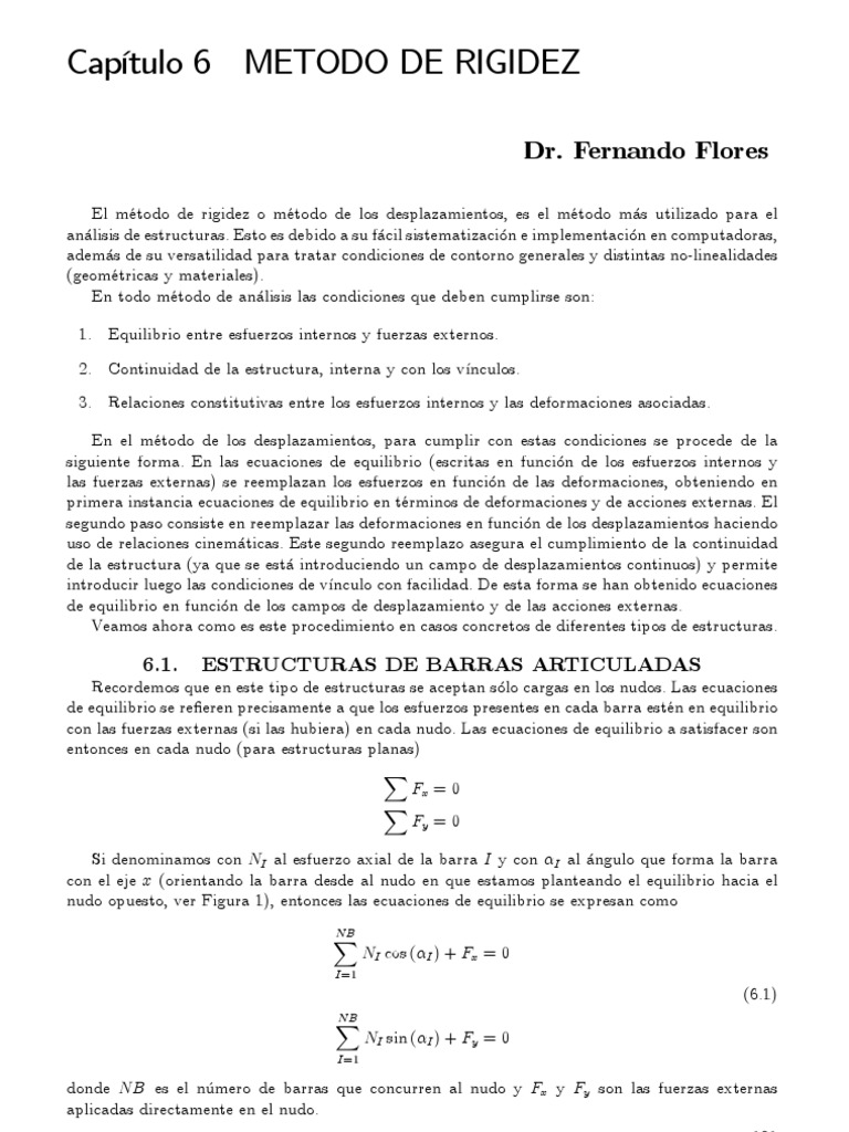 Metodo de Rigidez | PDF