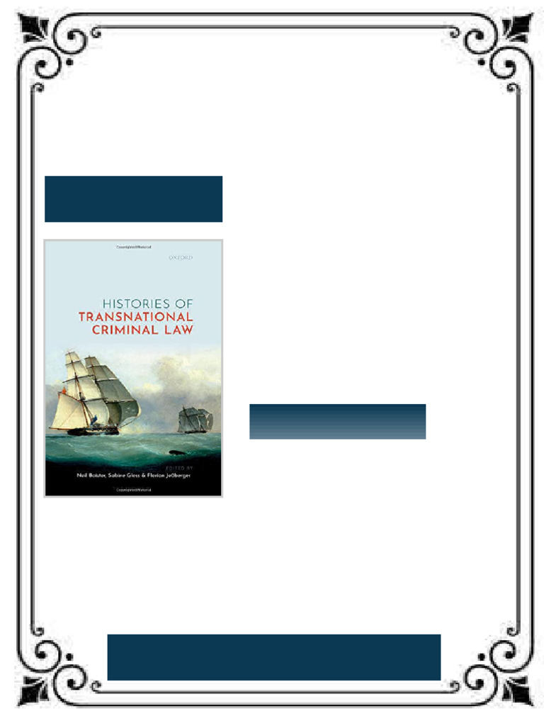 Histories of Transnational Criminal Law Neil Boister (Editor) ebook ...