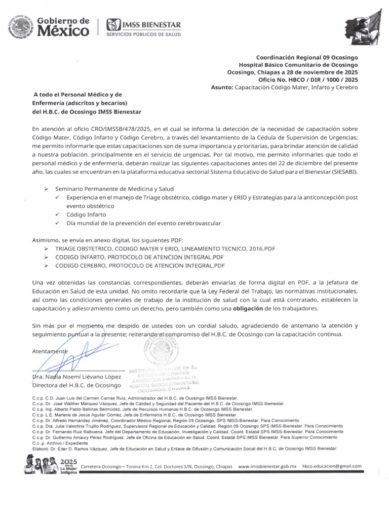 1000 Codigo Mater, Infarto y Cerebro | PDF