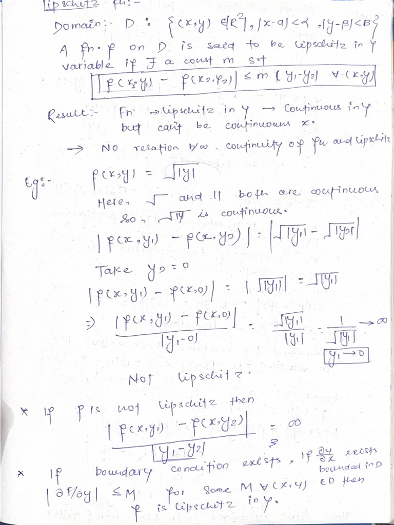 Maths notes hand written engineering math | PDF