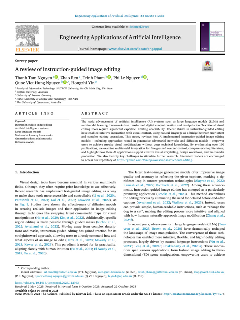 Instruction-Guided Image Editing Review | PDF | Machine Learning | Learning