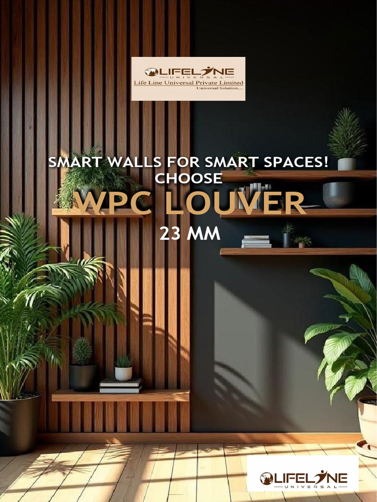 Lifeline Universal Wpc Louver Interior 23 Mm (5) | PDF | Building ...