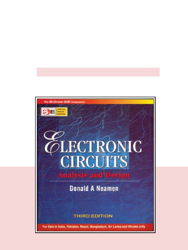 Electronic Circuits Analysis And Design 3rd Edition Donald A Neamen ...
