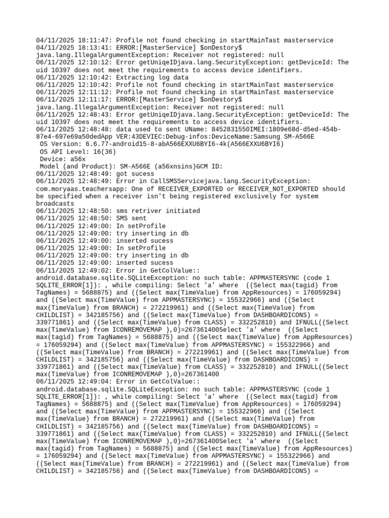Teacher Log | PDF | System Software | Data Management