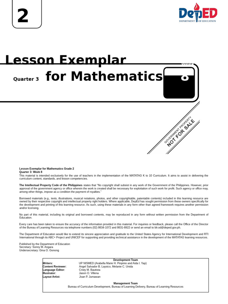LE_Math2_Q3_Week8_v.2_For Sign-off_RTP | PDF | Division (Mathematics ...
