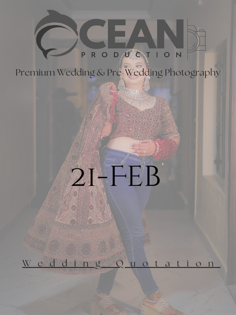 21-Feb-Single Side Wedding Photography Quatation | PDF | Imaging