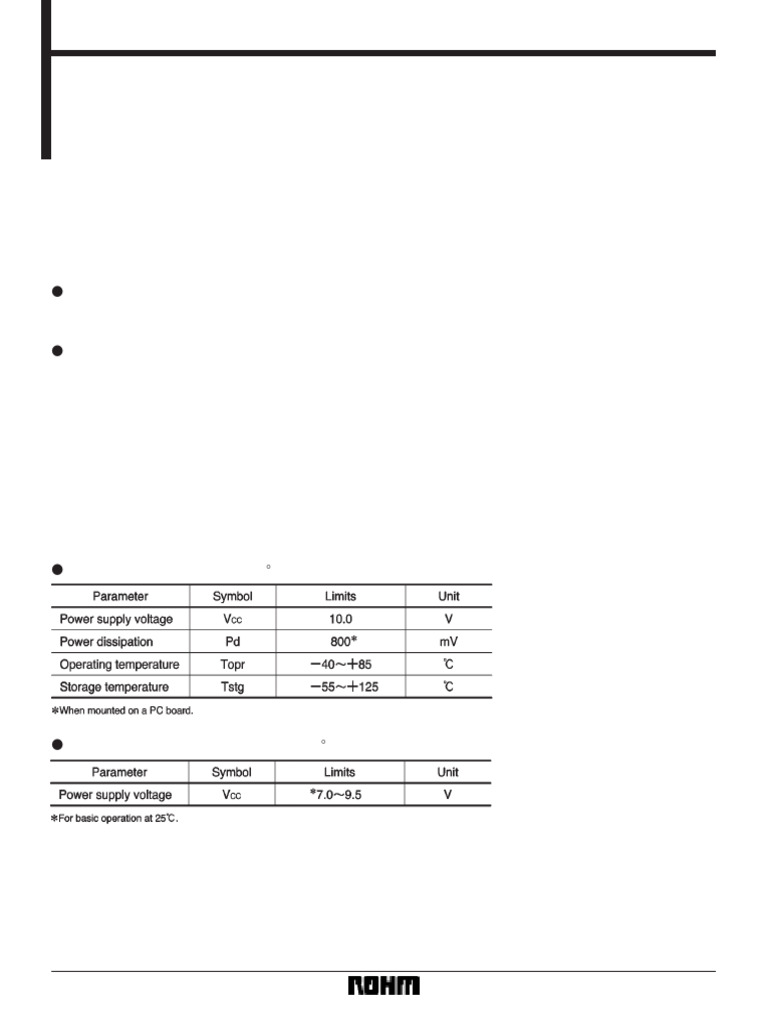 BA3853BFS Stereo Volume Controller IC | PDF | Electronic Filter ...