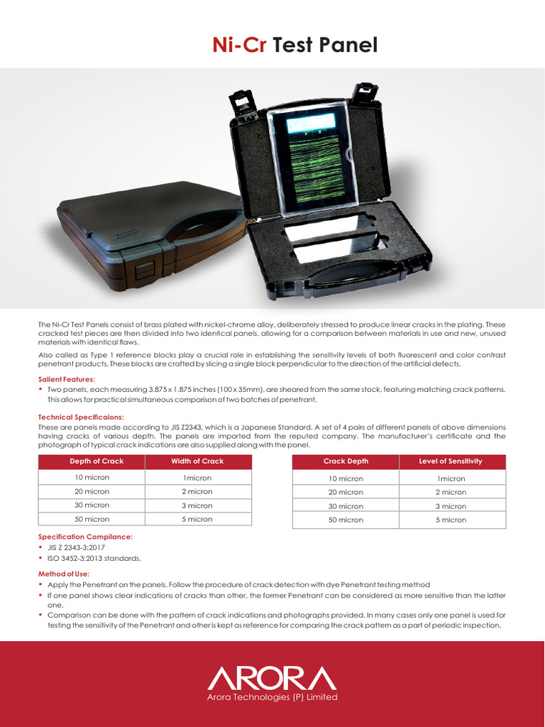 4. Ni-Cr-Test-Panel | PDF | Fracture | Industrial Processes