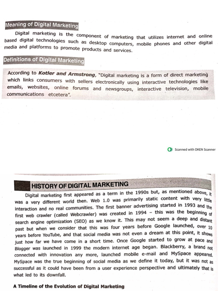 digital marketing notes. | PDF