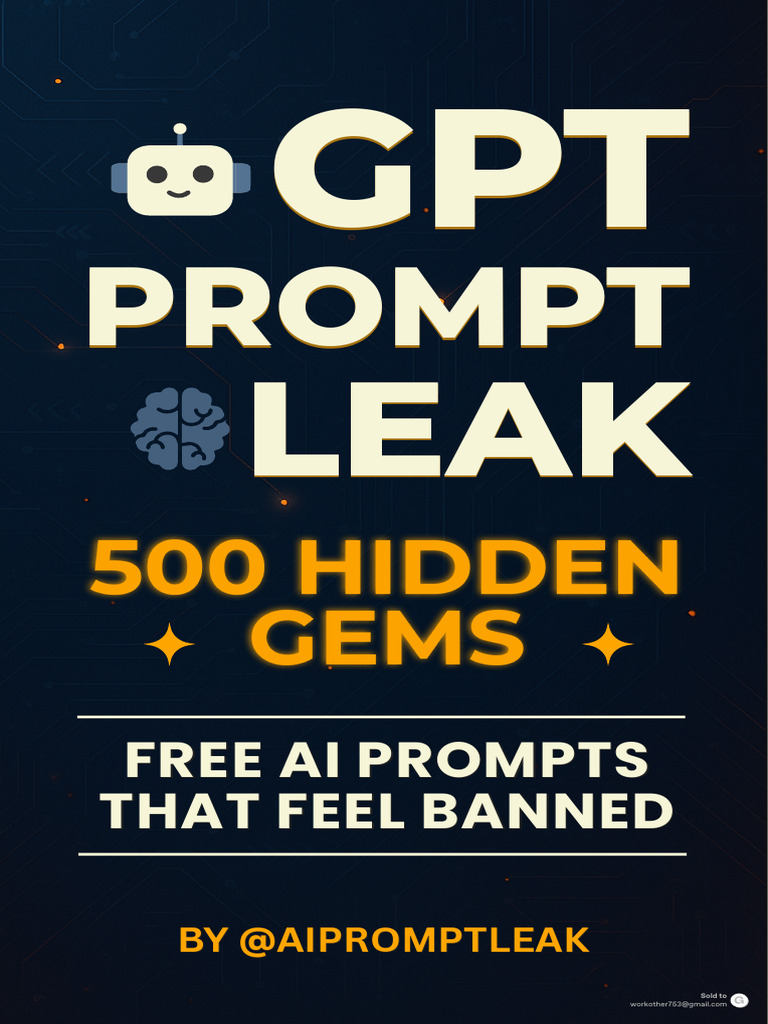 500 Powerful AI Prompts Vault | PDF | Artificial Intelligence ...