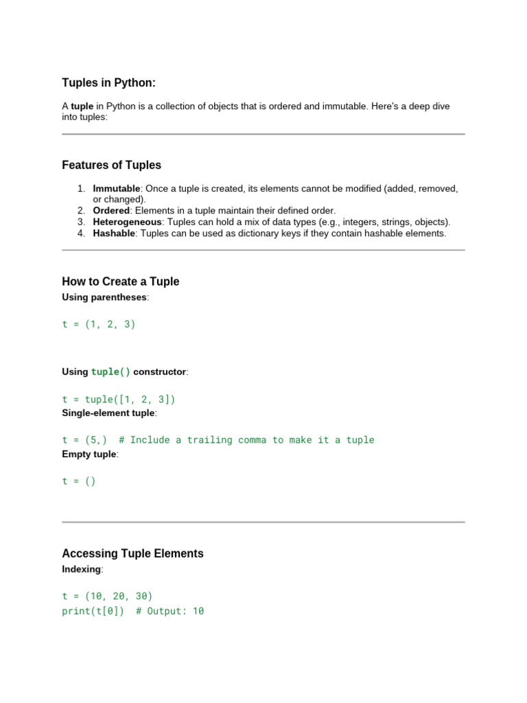 Tuples & Dictionariesin Python | PDF | Vertex (Graph Theory) | Function ...