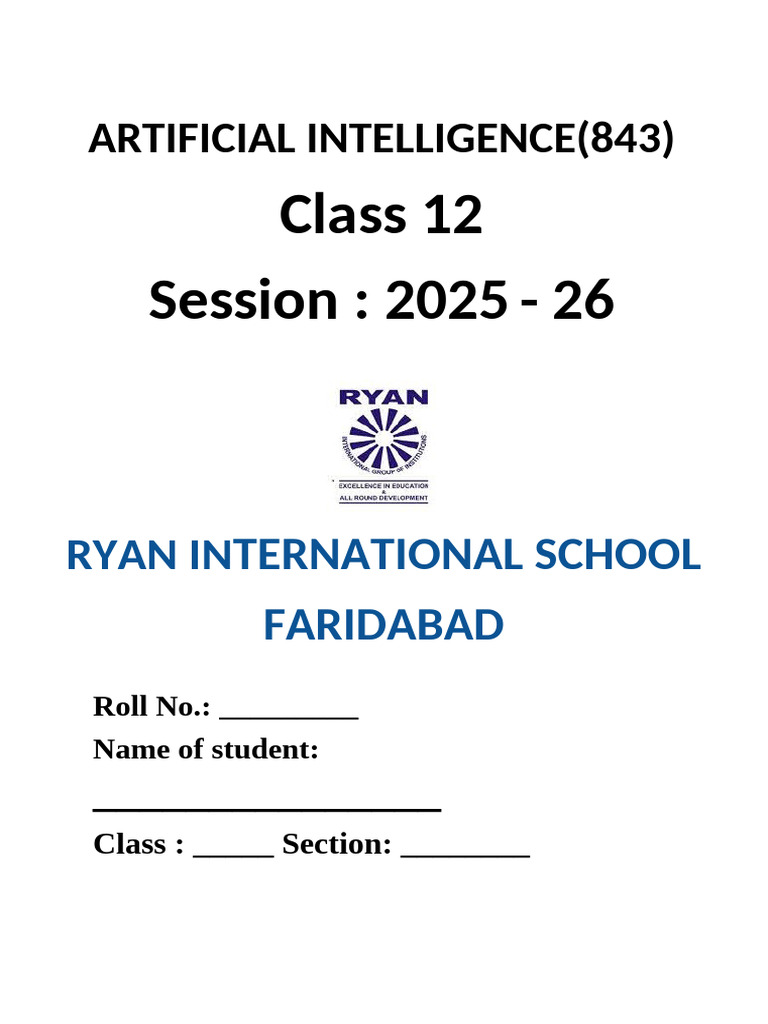 Practical File Cover Page | PDF