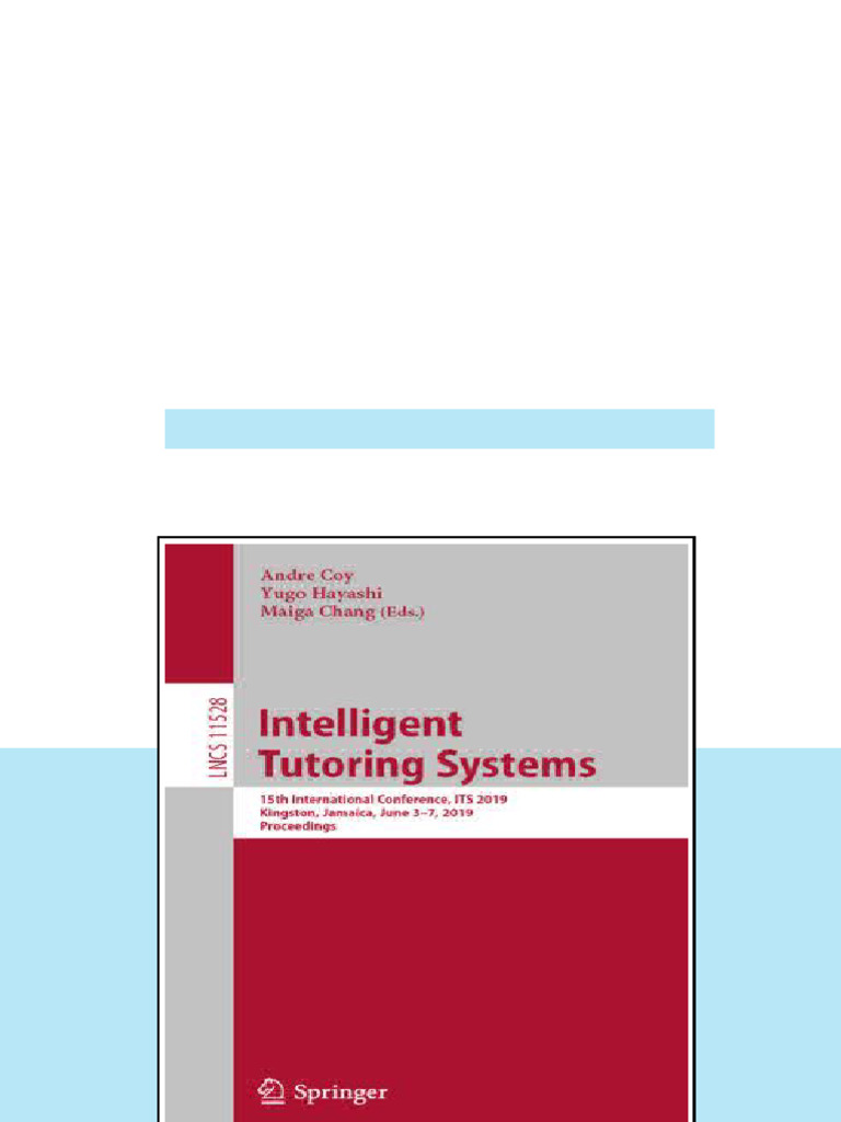 Intelligent Tutoring Systems 15th International Conference Its 2019 ...