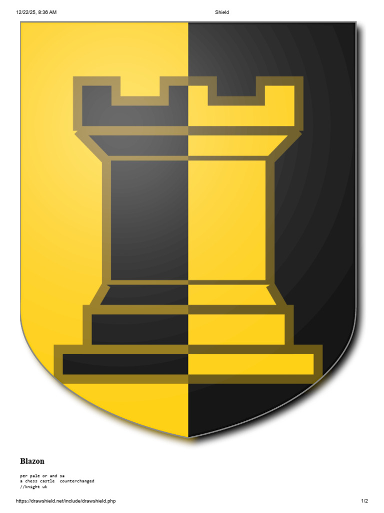 Shield Castle or Sa Chess King Ctrch | PDF