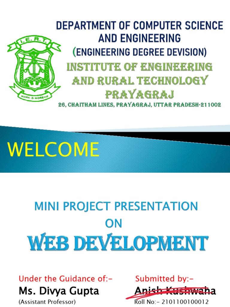MiniProject(3rd Sem.)p | PDF