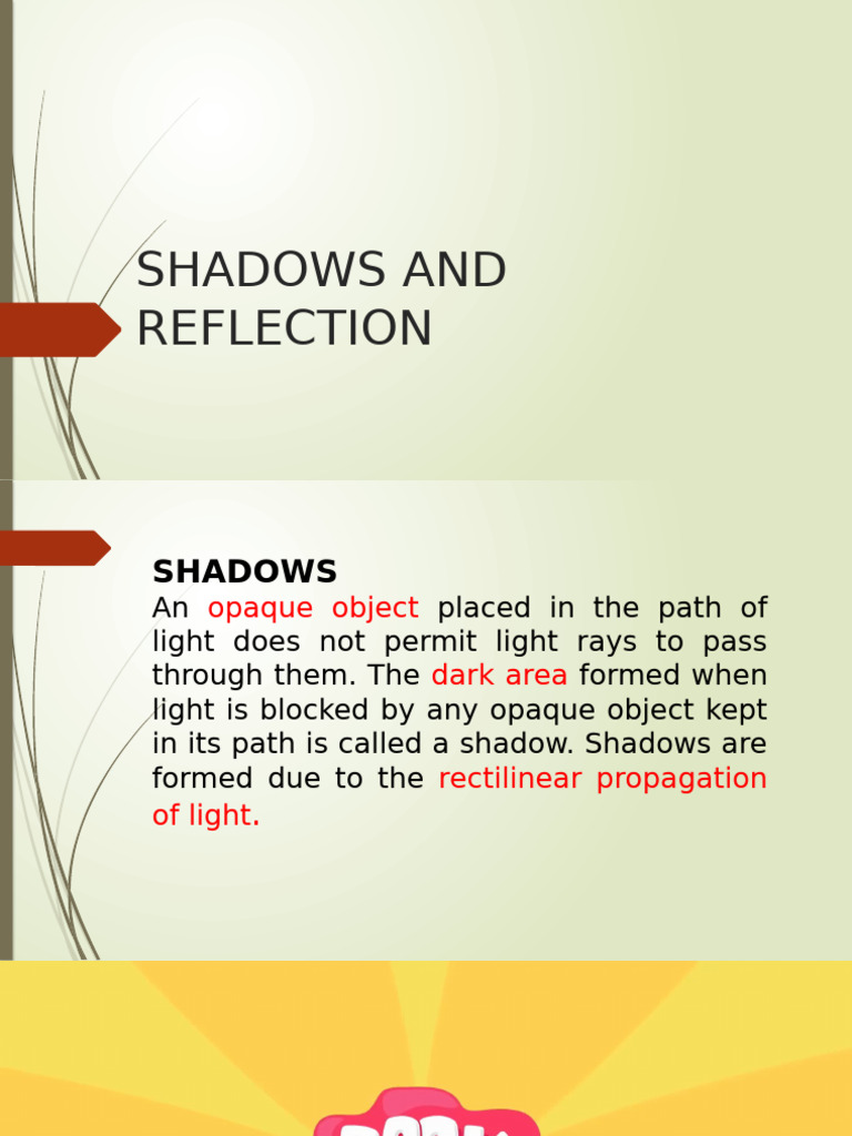 Shadows and Reflection | PDF