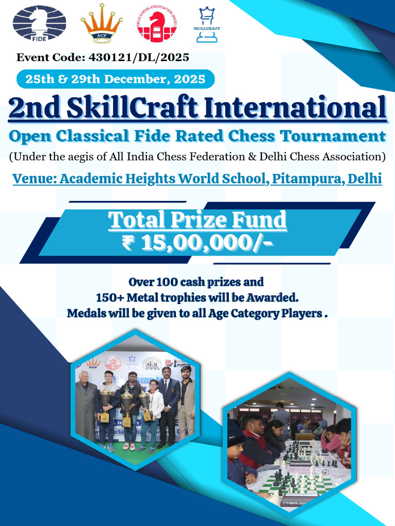 2nd SkillCraft International Classical Open,Delhi | PDF | Chess