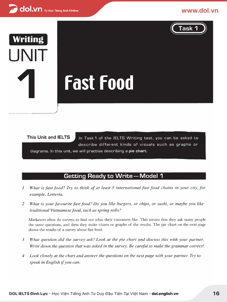 Lessons For IELTS Writing-Unit 1 | PDF