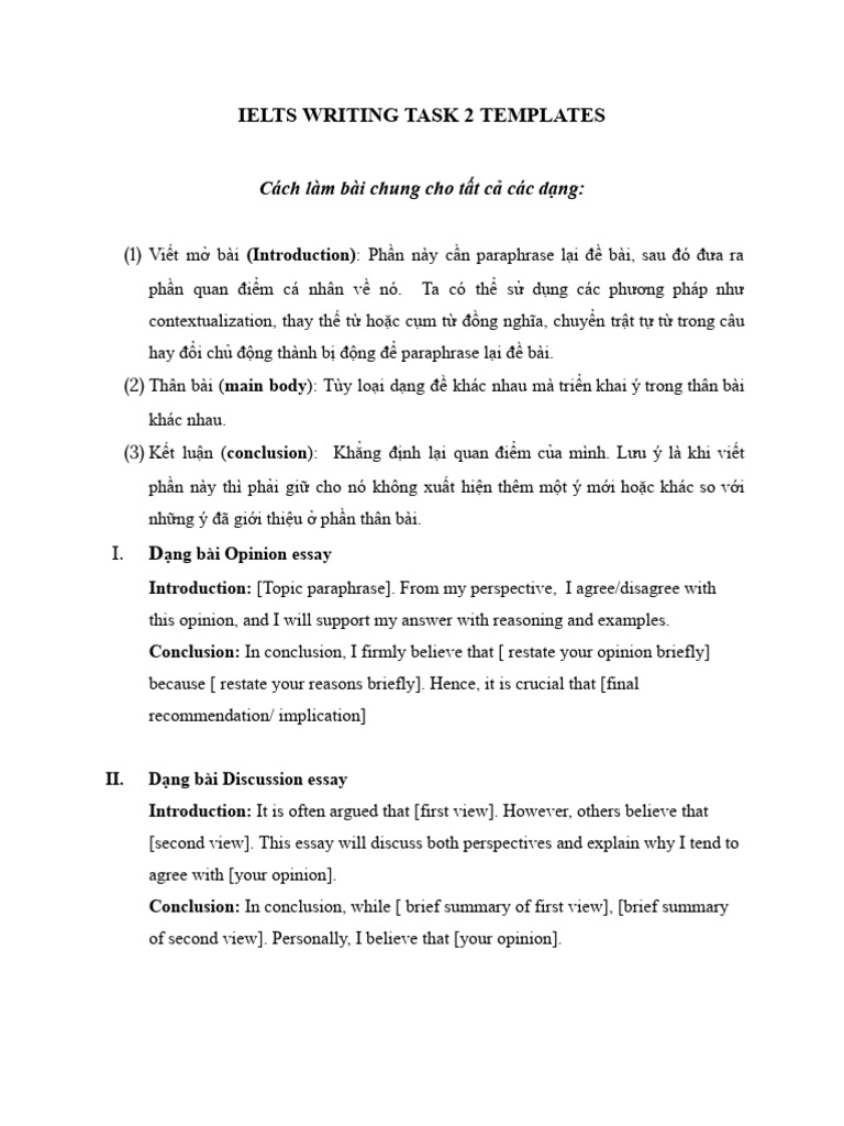 Task 2 Templates | PDF