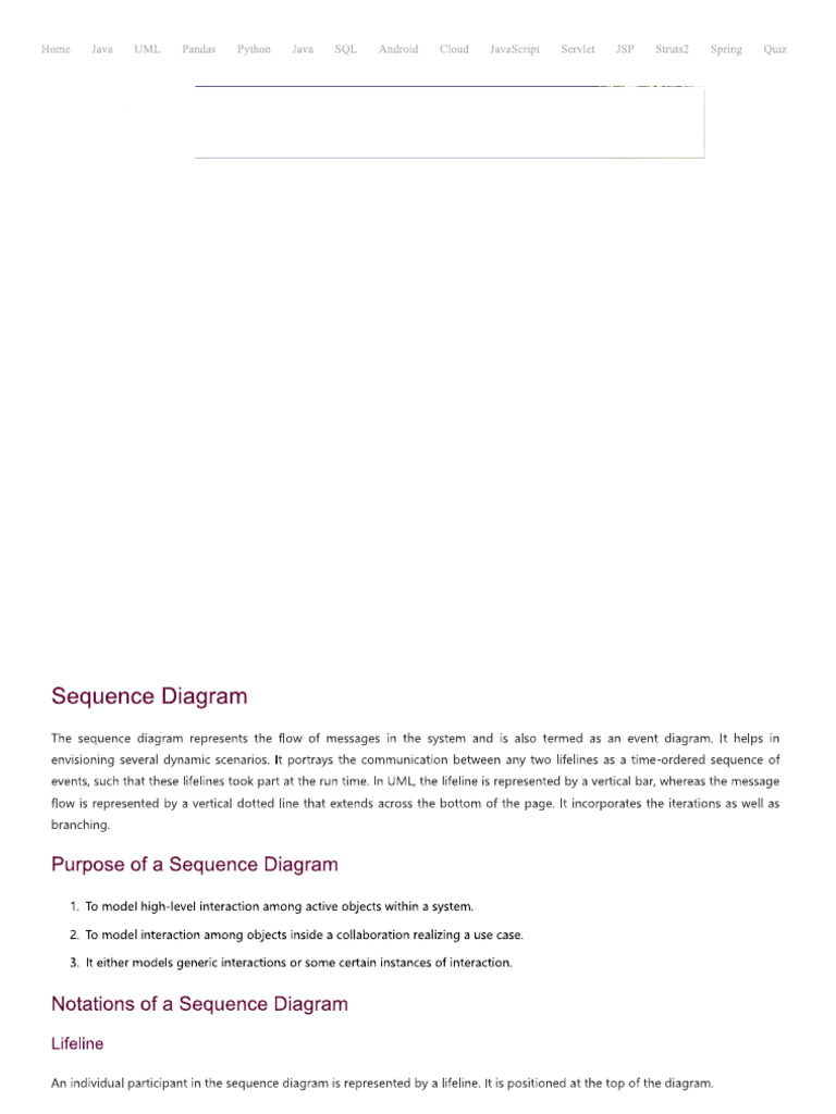 Sequence Diagram Tutorial | PDF