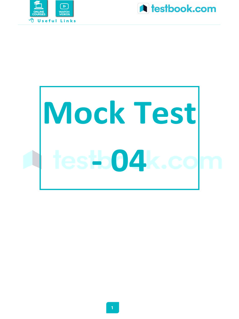 Mock Test 04 5fd2867f | PDF