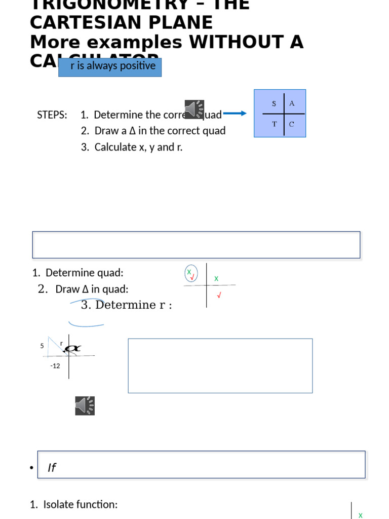 The Cartesian Plane More Examples | PDF