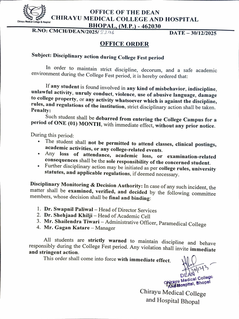 Office Order | PDF