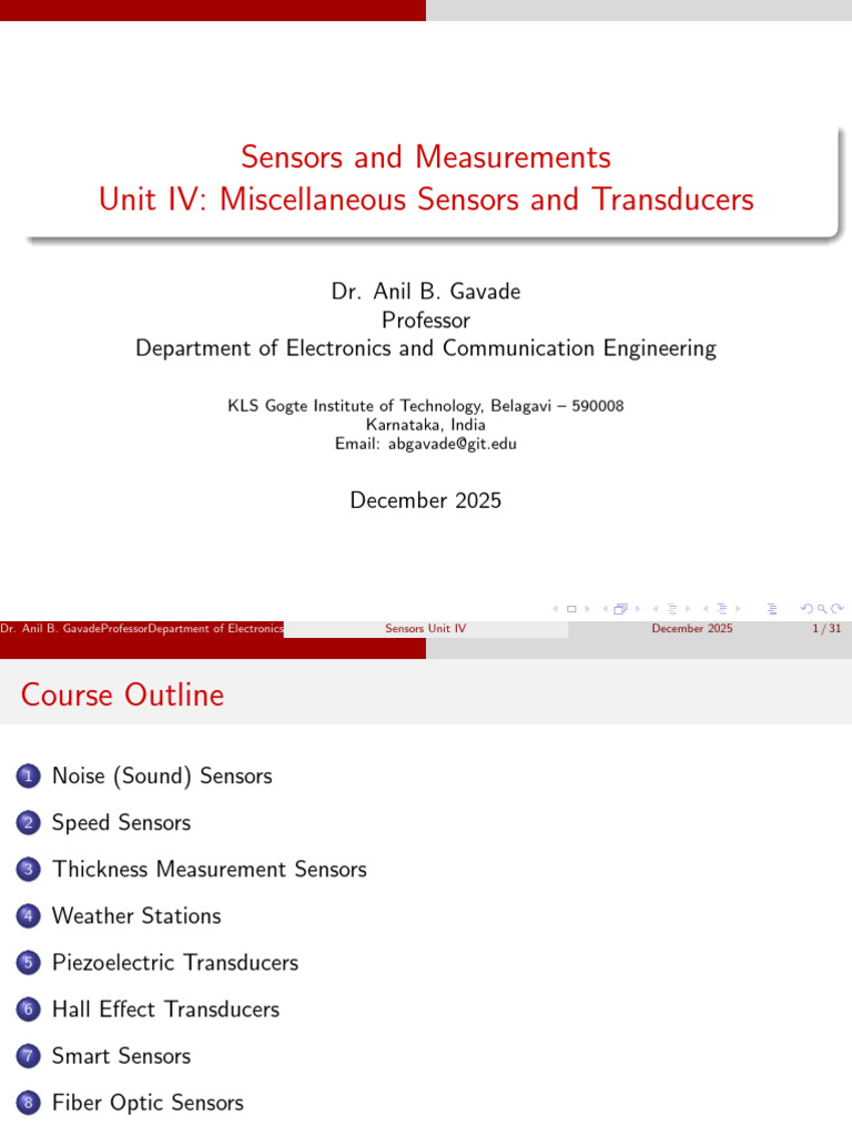 Unit_4_PPT | PDF | Sound | Microphone