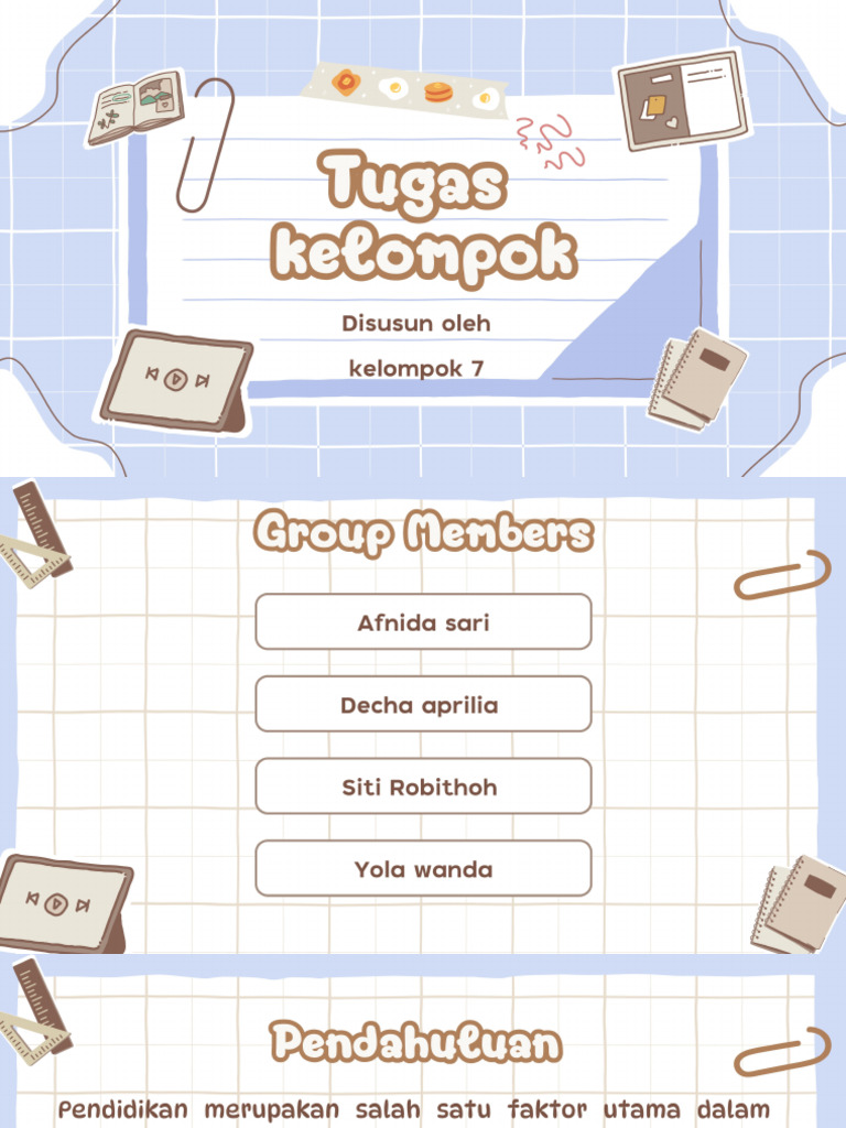 Blue and Brown Cute Pastel Plaid Group Project Presentation_20251020 ...