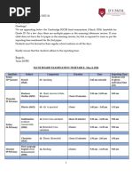 Cambridge International June 2026 Final Timetable Zone 4 | PDF ...