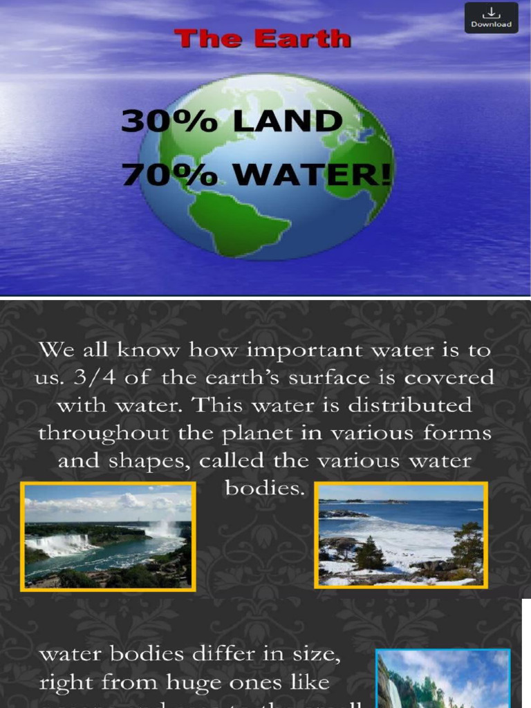 Water Bodies Grade 3 | PDF