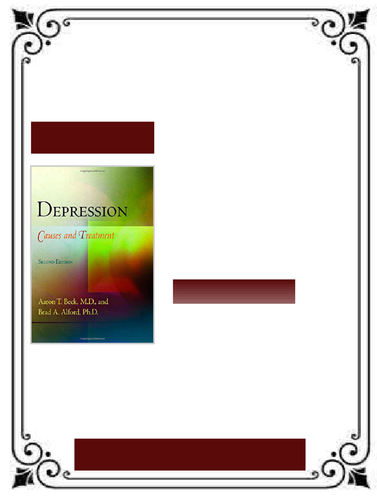 Depression 2nd Ed Causes and Treatment 2nd Edition Aaron T. Beck ebook ...