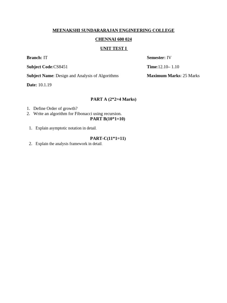 Unit1 Test | PDF