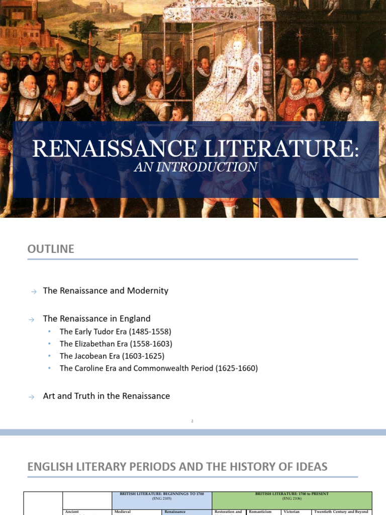 Renaissance Literature An Introduction | PDF | English Literature ...