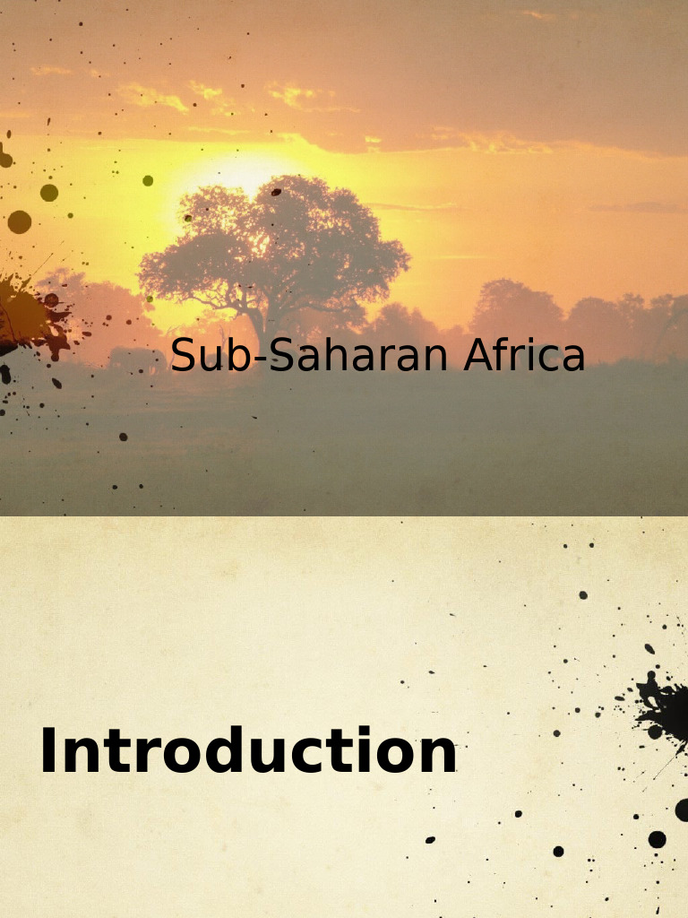 Overview of Sub-Saharan Africa | PDF | Africa | Sub Saharan Africa