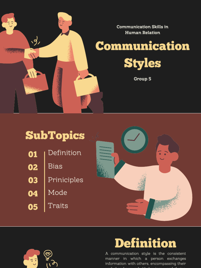 G5 - Communication Styles | PDF