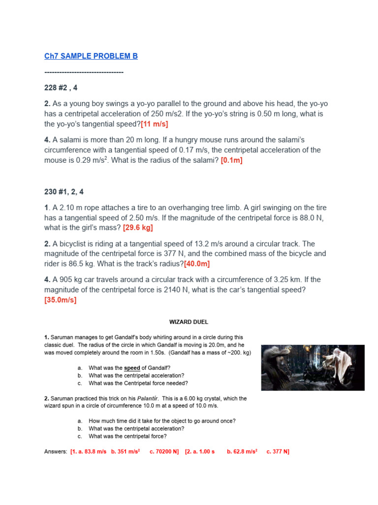 4 Circular Motion Problem Set-3 | PDF | Force | Mechanics