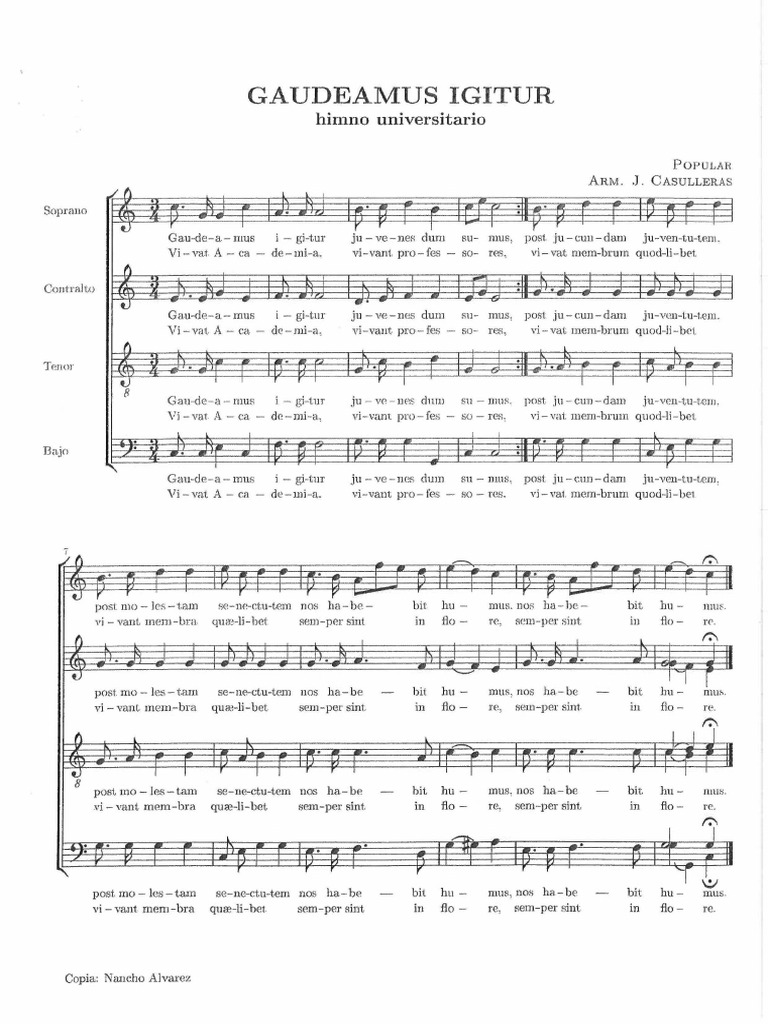 04 Gaudeamus Igitur | PDF