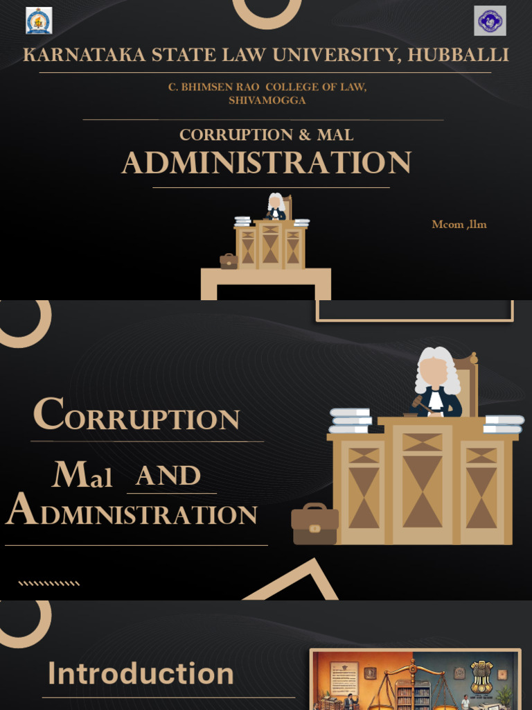 Administrative final ppt | PDF | Corruption | Government