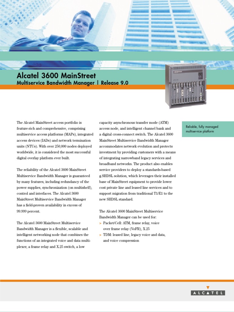 3600 Mainstreet Data Sheet | PDF | Asynchronous Transfer Mode ...