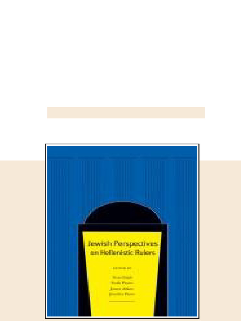 (Ebook) Jewish Perspectives on Hellenistic Rulers (Hellenistic Culture ...