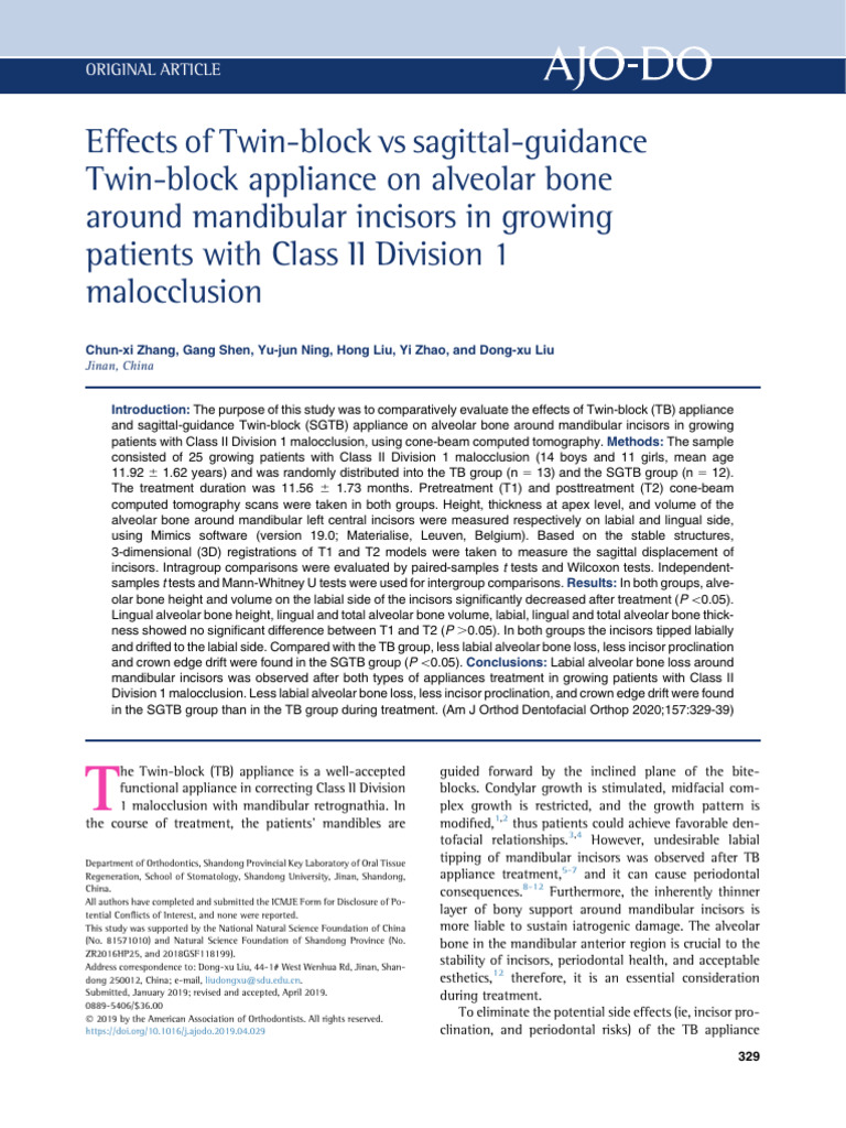Twin Block | PDF | Dental Anatomy | Orthodontics