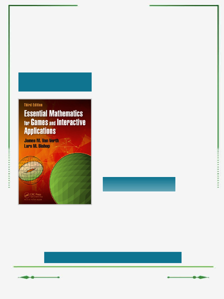 Essential Mathematics for Games and Interactive Applications 3rd ...