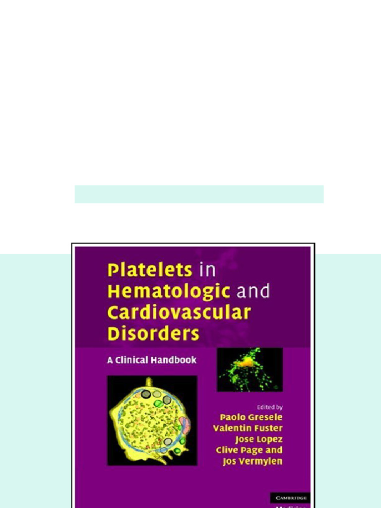 (Ebook) Platelets in Hematologic and Cardiovascular Disorders: A ...